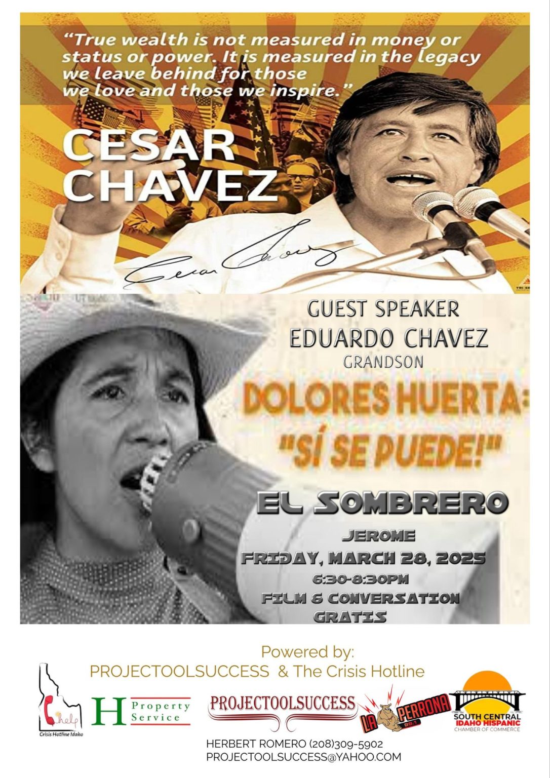 Eduardo Chávez, “Hailing César” – Jerome y Hailey – 99.1 La Perrona